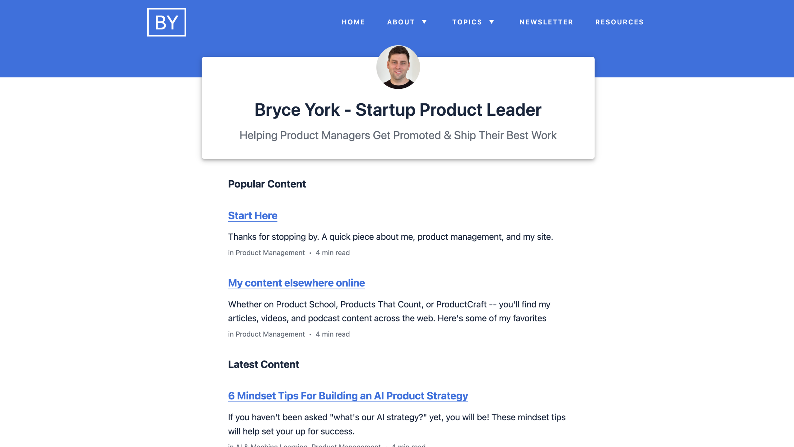 Bryce York - Startup Product Leader